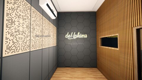 Pembuatan Studio Produksi dan Studio Musik Irfan Hakim-Dehakims Studio